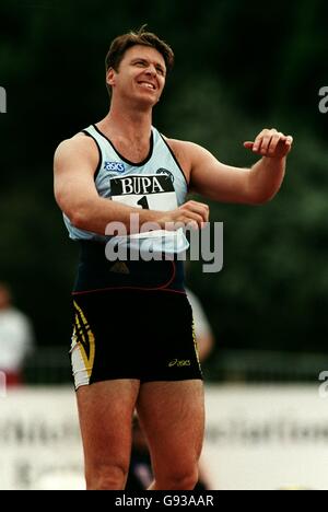 Athletics - AAA Championships - Birmingham. Steve Backley, Javelin ...