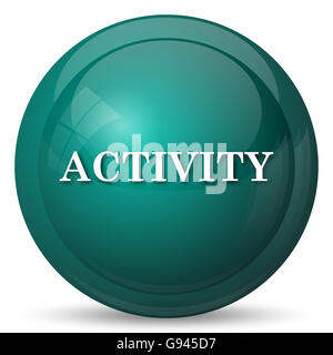 Activity icon. Internet button on white background Stock Photo - Alamy