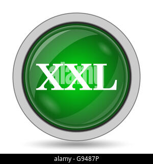 XXL icon. Internet button on white background Stock Photo - Alamy