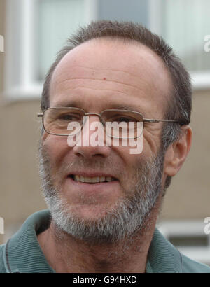 Nigel Watson-Clark at the front door of his home in Saltford near Bath ...