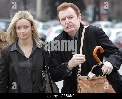 Mike McCartney, brother of former Beatle Paul, arrives with wife Rowena ...