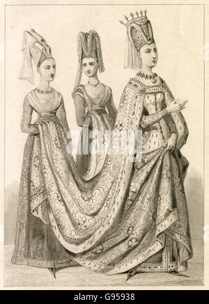 Antique circa 1880 engraving, Queen Elizabeth I of England Stock Photo ...