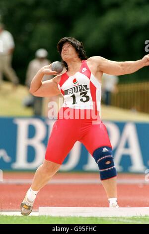 Athletics - AAA Championships - Birmingham. Judy Oakes competing in the ...
