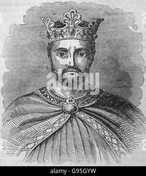 Richard I or Richard the Lionheart, portrait. King of England from 1189 ...