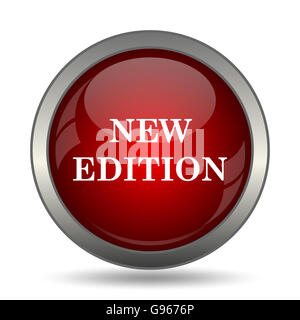 New edition icon. Internet button on white background Stock Photo - Alamy