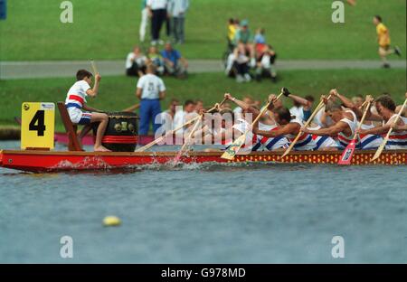 Dragon Boat Racing - World Championships. A section of the Switzerland ...