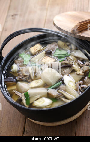 imoni, japanese hotpot cooking, taro potato and beef Stock Photo - Alamy