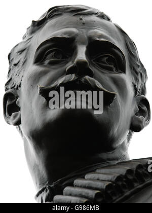 Photo of the monument to the warrior General on the background of ...