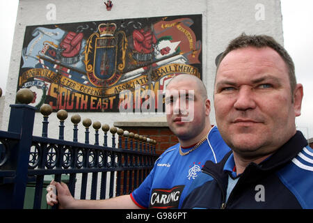 Harryville chapel, in Ballymena Co Antrim, after paint bombers struck ...