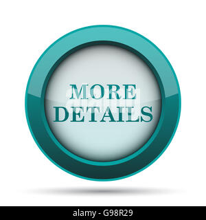 More details icon. Internet button on white background Stock Photo - Alamy