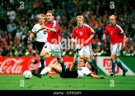 Soccer - Euro 96 Final - Germany v Czech Republic Stock Photo - Alamy