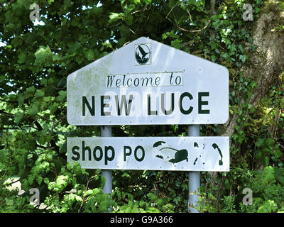 New Luce Village, Dumfries and Galloway, Scotland, UK Stock Photo - Alamy