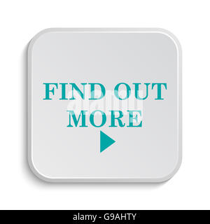 Find out more icon. Internet button on white background Stock Photo - Alamy