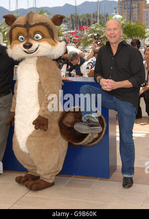 OVER THE HEDGE, Bruce Willis as the voice of RJ, 2006, ©DreamWorks ...