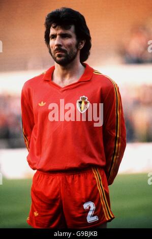Soccer - World Cup 1986 - Belgium v France. Belgium's Jan Ceulemans ...