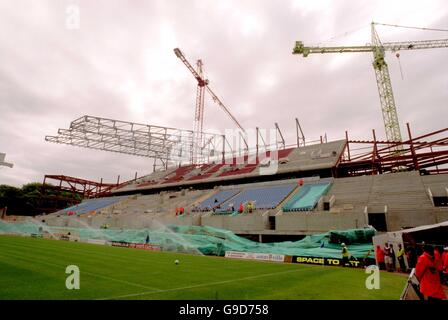 The Trinity Road stand of Villa Park in Birmingham the home of English ...