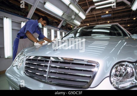 INDIA Maharashtra Pune, Daimler Chrysler Factory, assembly line for ...