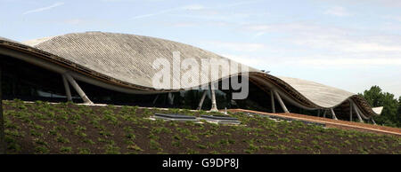 The new Savill Building, Windsor Great Park, which is to be officially ...