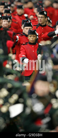 Pupils (known as Victorians) from the Queen Victoria School in Dunblane ...