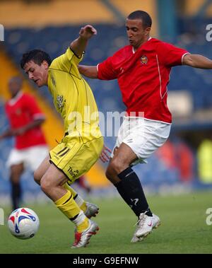 Soccer - Friendly - Bury v FC United - Gigg Lane. Bury's Jake Speight ...