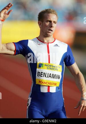 TIMOTHY BENJAMIN 400 METRES FINAL MANCHESTER REGIONAL ARENA 11 July ...