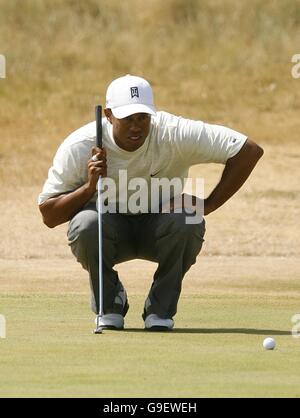 TIGER WOODS USA ROYAL LIVERPOOL GOLF CLUB HOYLAKE 21 July 2006 Stock ...