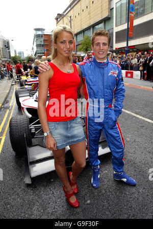 Lady Isabella Hervy and Great Britains Robbie Kerr pose for photographs ...