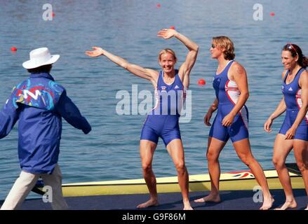 (L-R) Great Britain's Mirrian Batten, Katherine Grainger, Gillian ...