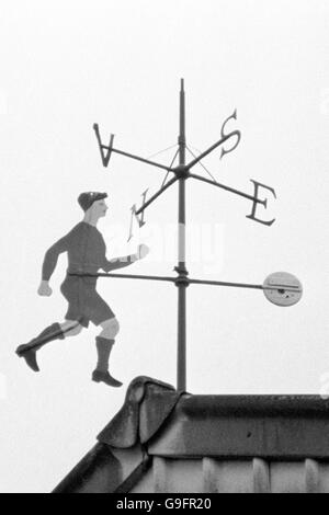 The weathervane atop Stamford Bridge's east stand, modelled on prolific ...