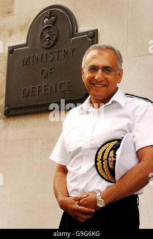Amjad Hussain, Britain's highest ranking Muslim naval officer, at the ...