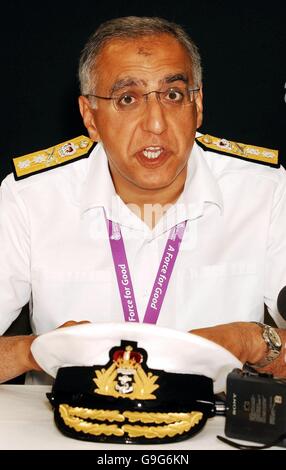 Amjad Hussain, Britain's highest ranking Muslim naval officer, at the ...