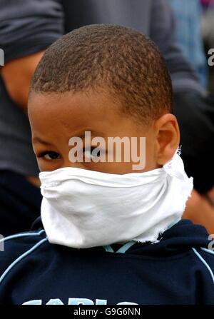 Police prepare for Drax power station protest Stock Photo - Alamy