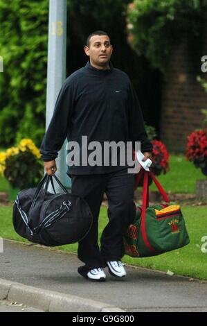 Former world boxing champion "Prince" Naseem Hamed is met by brother ...