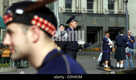 Scotland fans 'attacked by hooligans' in Ukraine Stock Photo - Alamy