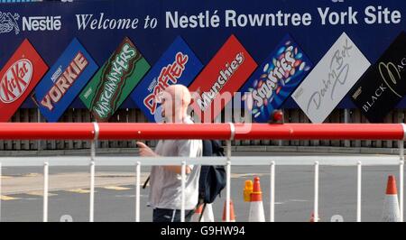 The confectionery giant Nestle's York factory, after it was announced ...