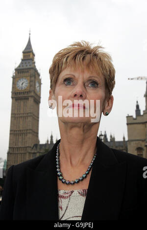 Newcastle lady Christine Knighton stands outside Parliament, London, as ...