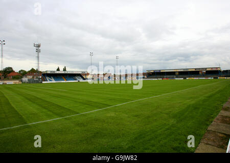 Football Stadiums. Manor Park, Home of Nuneaton Borough Stock Photo - Alamy