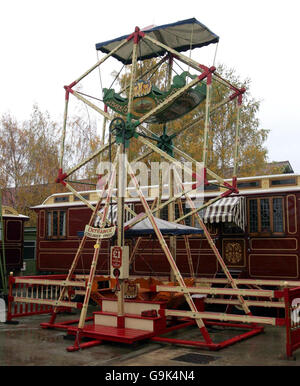 Old fairground rides to be auctioned Stock Photo - Alamy