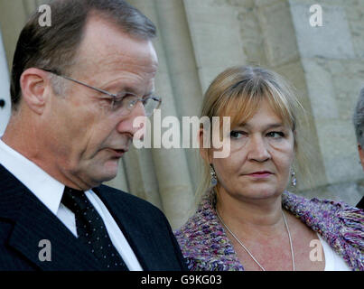 Julie Maddison, mother of Royal Marine Christopher Maddison, arrives at ...
