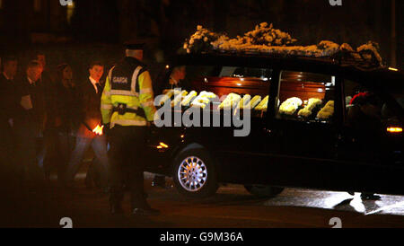 The coffin of murdered Irish drugs lord Martin 'Marlo' Hyland is ...