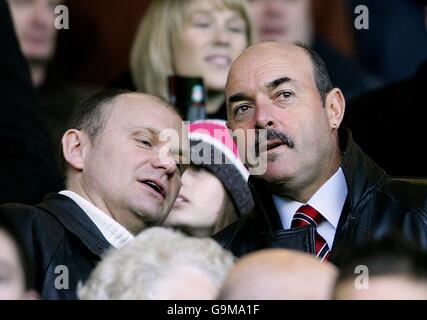 Former Liverpool goalkeeper Bruce Grobbelaar with his wife Debbie ...
