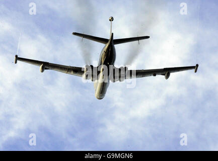 Pictured is the Funeral of RAF Nimrod crash victim Sgt Gary Quilliam at ...