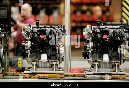 Stock Picture of Ford engines being built on the production line at ...