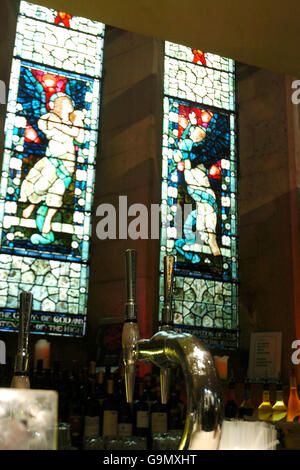 A former church which has been converted into the Pitcher and Piano pub ...