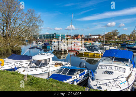England Dorset Christchurch The mouth of the river Stour at Tuckton ...