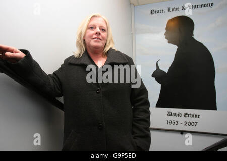 David Ervine unveiled Stock Photo - Alamy