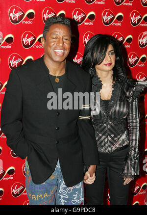 Jermaine Jackson and his wife Haleema Rasheed arrive for the UK ...