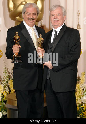 Alan Robert Murray, left, and Bub Asman accept the award for best sound ...