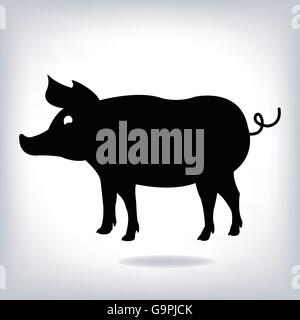 Pig farm animal icon vector illustration graphic design Stock Vector ...