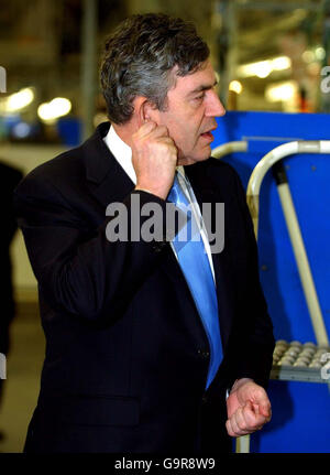 Gordon Brown speaking at the launch of a new Multibank and Coronation ...